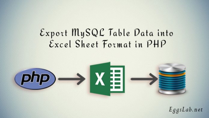 Export Mysql Data To Excel In Php With Example Amp Source Code Riset